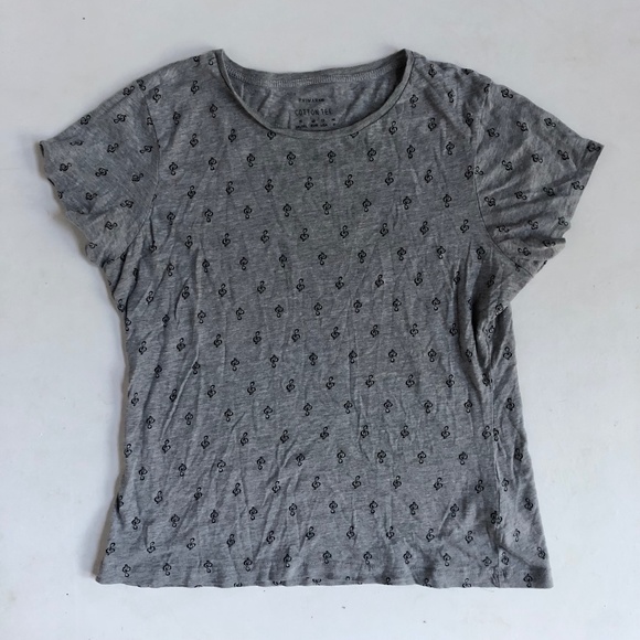 Primark | Tops | Primark Music Notes Printed Graphic Cotton Tee | Poshmark